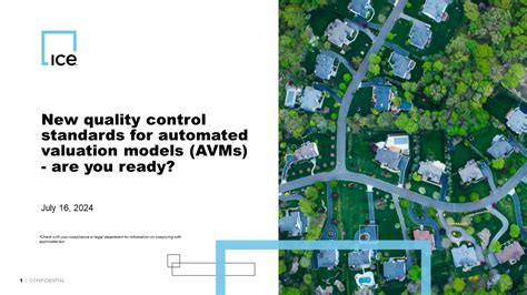 Automated Valuation Models Ice Mortgage Technology