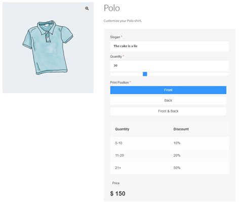 Set WooCommerce Product Price In Form Elements Ez Form Calculator WordPress Forms Plugin