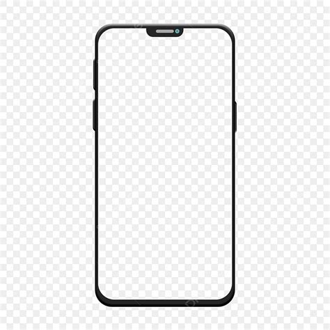 투명 배경으로 검은 안드로이드 휴대 전화 모형 프레임 세련된 스마트 폰 전화 원형 모형 장식용 클립 아트 Png 일러스트 및 벡터 에 대한 무료 다운로드 Pngtree