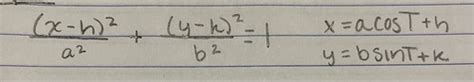 Parametric Equations Unit Flashcards Quizlet