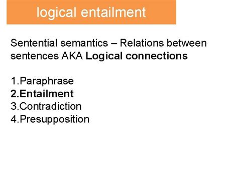 Semantics Semantics 1 Study Of Linguistic Meanings 2