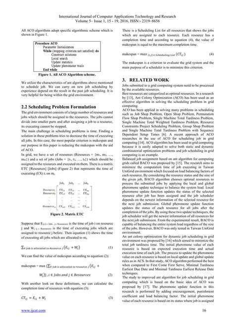 Presenting A New Ant Colony Optimization Algorithm Aco For Efficient Job Scheduling In Grid