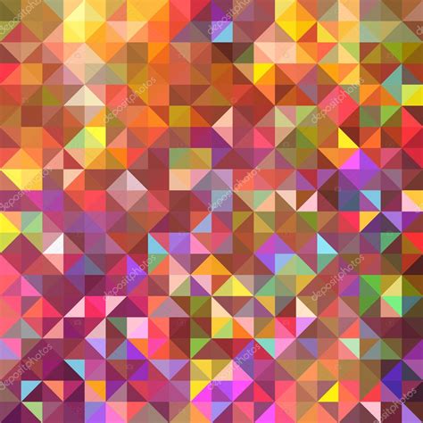 Seamless Geometric Pattern With Triangles Stock Vector Image By PGMart