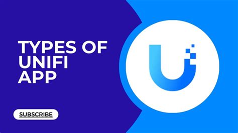 Types Of UniFi App Ubiquiti UniFi App YouTube