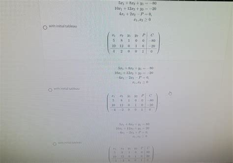 solved question rewrite the following linear programming