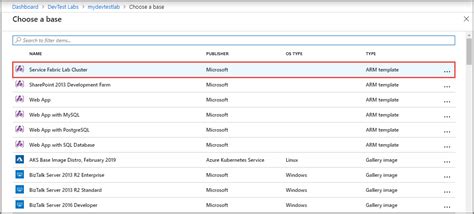 建立 Service Fabric 叢集環境 Azure Devtest Labs Microsoft Learn