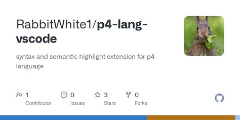 Github Rabbitwhite1p4 Lang Vscode Syntax And Semantic Highlight