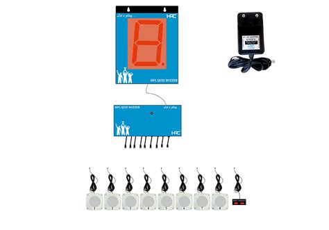 Buy Hpc 8 Player Quiz Game Buzzer System With 4 Inch Jumbo Display Black Online At Desertcartindia