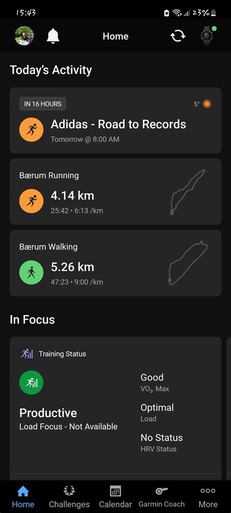 Strange New Update R Garmin