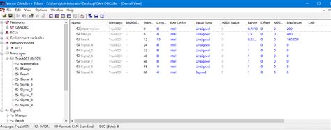 Can：can矩阵、can网络、dbc、mdf关系 Csdn博客