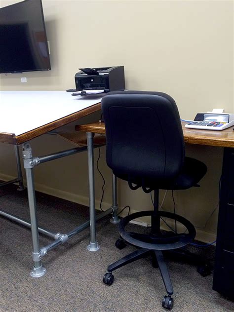 DIY Drafting Table Built With Kee Klamp Simplified Building