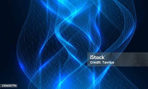 사이버 빅 데이터 흐름 입자 보케 디지털 신경망 Ai 인공 지능 기술 기계 딥 러닝의 개념 디지털 커뮤니케이션 과학 기술 프리젠 테이션 벡터 배경 주제에 대한 스톡 벡터