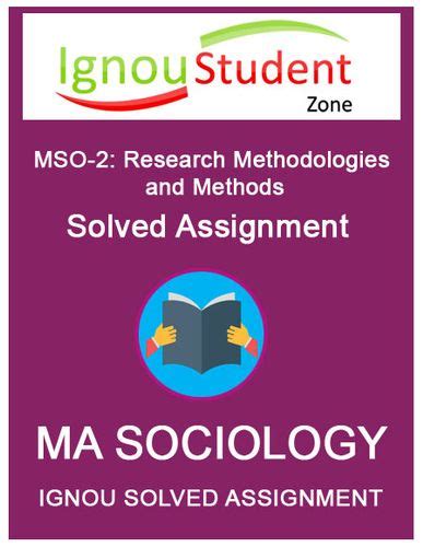 IGNOU MSO Solved Assignment IGNOU Babe Zone
