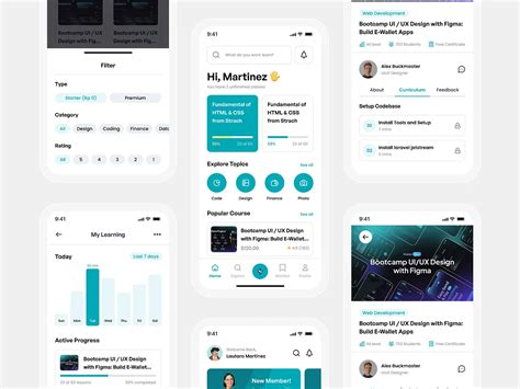 Course Mobile App Designs Themes Templates And Downloadable Graphic