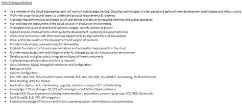 Rajesh Radhakrishnan On Linkedin Job Opening Aws Consultants