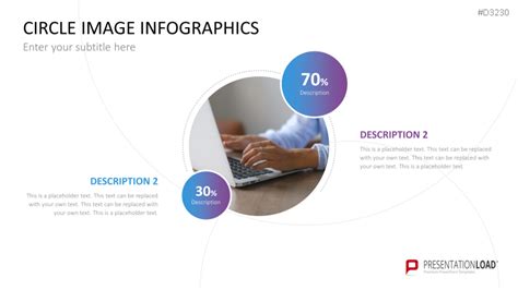 Circle Image Infographics PowerPoint Template
