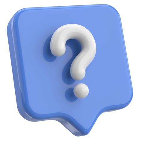 물음표 기호 3d 그림 프리미엄 사진