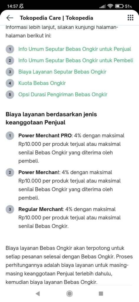 Biaya Layanan Bebas Ongkir Tokopedia Tidak Masuk Akal