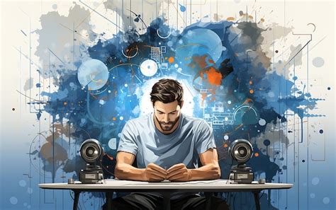 Premium AI Image Automated Testing Abstract Concept Vector Illustration
