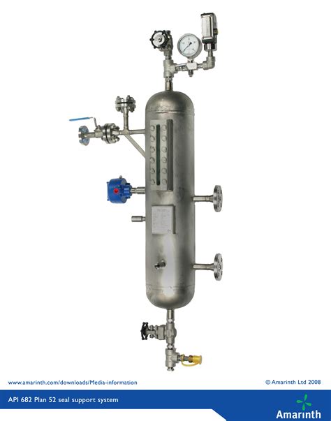 Api 682 Plan 52 Seal Support System System 2000 Amarinth Manufacturing Pumps For General