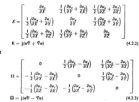 Identifies The Column Each Tensor Shear Strain Component