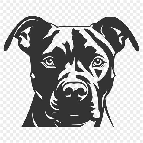Beautiful Pitbull Clip Art Svg Download For Crafting And Design