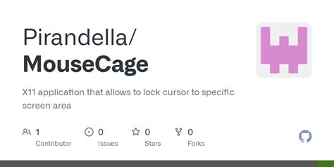 Github Pirandellamousecage X11 Application That Allows To Lock