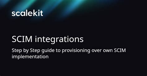 Scim Integrations Scalekit Docs Scim Integrations Scalekit Docs