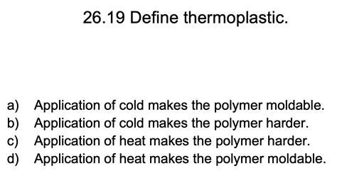 Solved 26 8 Define An Isotactic Polymer A Side Groups Are