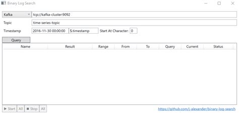 github j alexander binary log search find eventstore kafka offsets