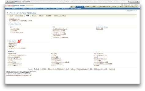 Oracle Data Guard スナップショット・スタンバイ・データベース Th0x4c 備忘録