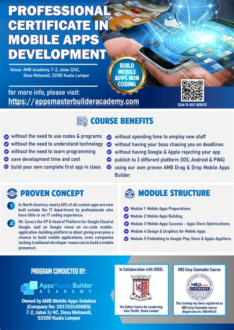 Info Apps Master Builder Academy