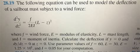 solved 1 [10 points] solve exercise problem 28 19 from your