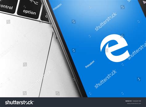 Smartphone Microsoft Edge Logo On Screen Stock Photo Shutterstock