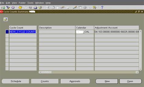 Oracle Applications Oracle Inventory Cycle Counting Step By Step Process