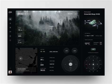 Drone Interface Designs Themes Templates And Downloadable Graphic Elements On Dribbble