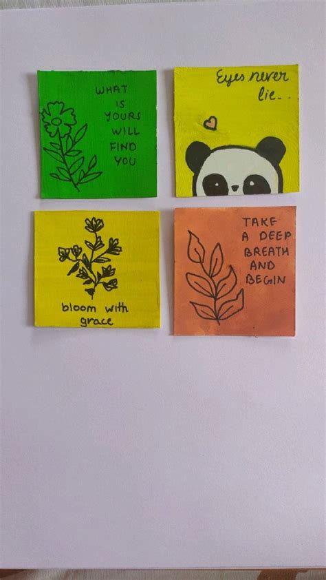 Sticky Notes Drawing Ideas