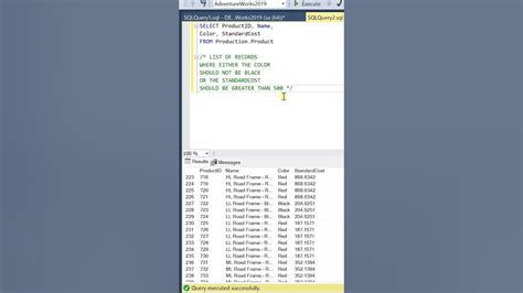 Test Your Sql Skills Shorts Where Clause Sql Sqlcommands