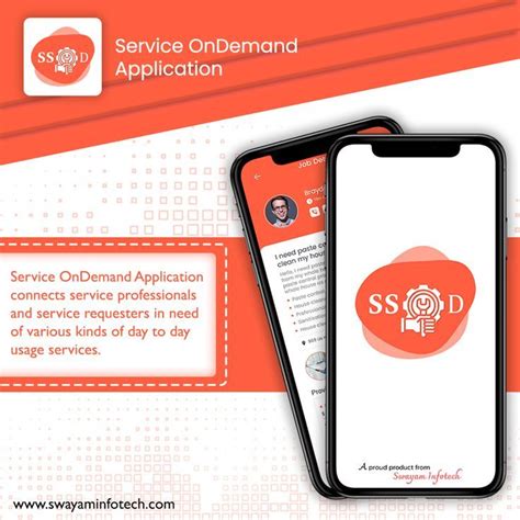 service on demand application swayam infotech app development