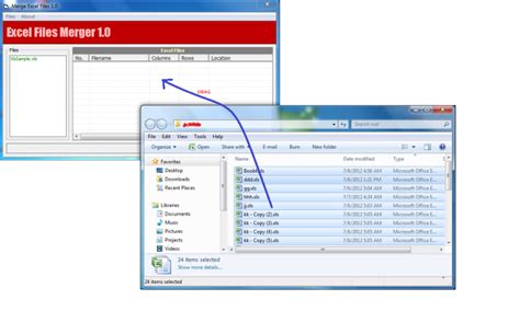 Excel File Merger Sourcecodester