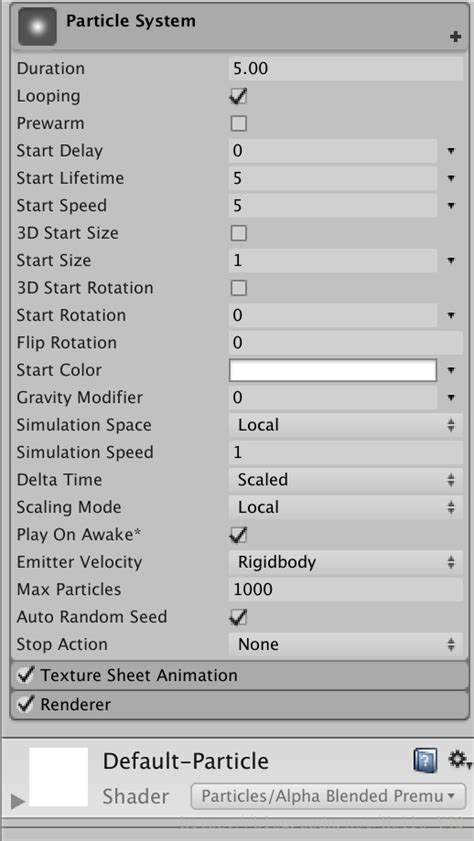 Unity Particlesystem 实现序列帧动画效果（一）粒子系统制作序列帧 Csdn博客