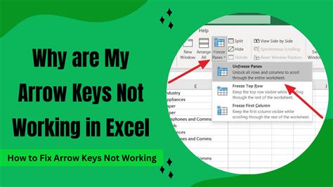 How To Fix Excel Arrow Keys Not Working The Best Way