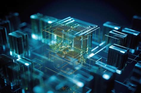 Premium Ai Image Quantum Computer Technology Qubits Ai Generative