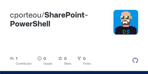 GitHub Cporteou SharePoint PowerShell
