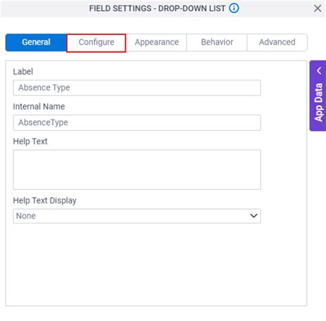 Example Create An Eform To Start The Process Create Absence Request