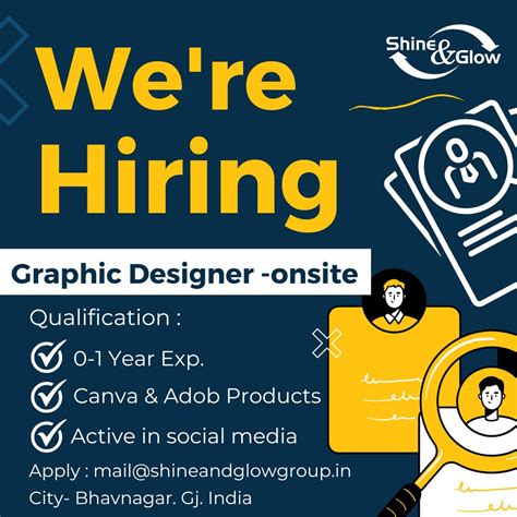 Tejas Solanki On Linkedin Hiring Graphicdesigner Freshers