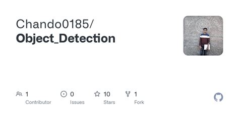 GitHub Chando0185 Object Detection