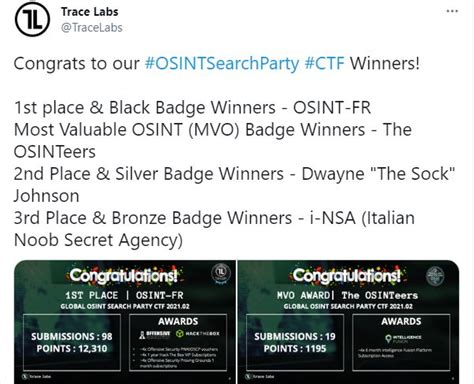 i participated in a trace labs ctf now i m hooked on osint dfir diva