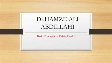 Pdf Lecture Notes On Public Health