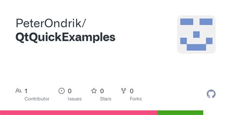 GitHub PeterOndrik QtQuickExamples